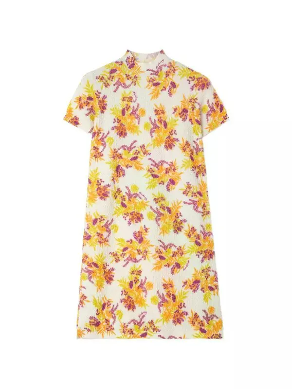 Burberry Floral Cotton-bend Dress
