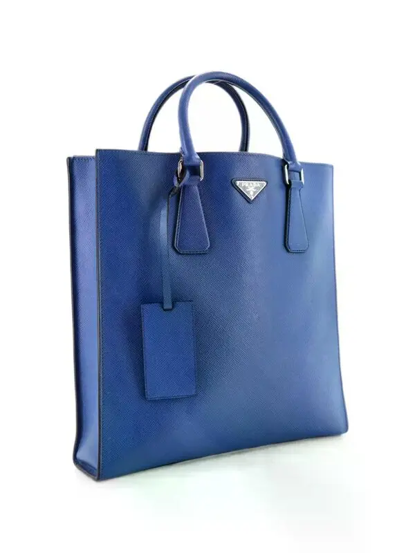 Prada Open Saffiano Leather North South Tote Bag