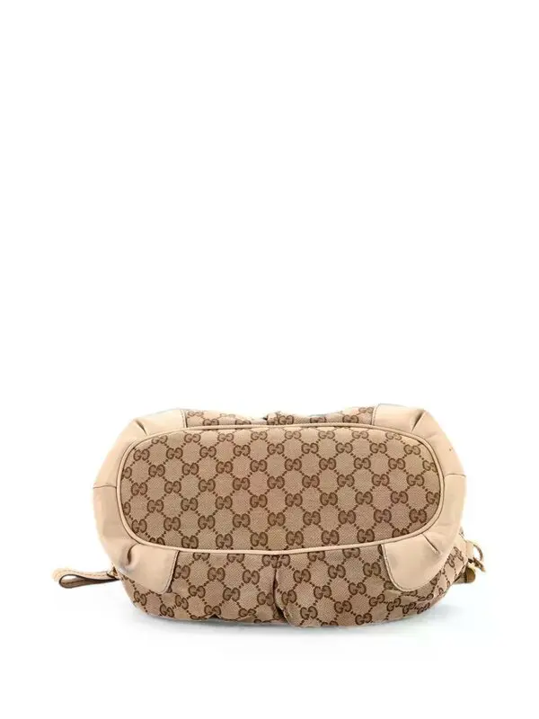 Gucci Sukey Top Handle Gg Canvas With Leather Medium Satchel