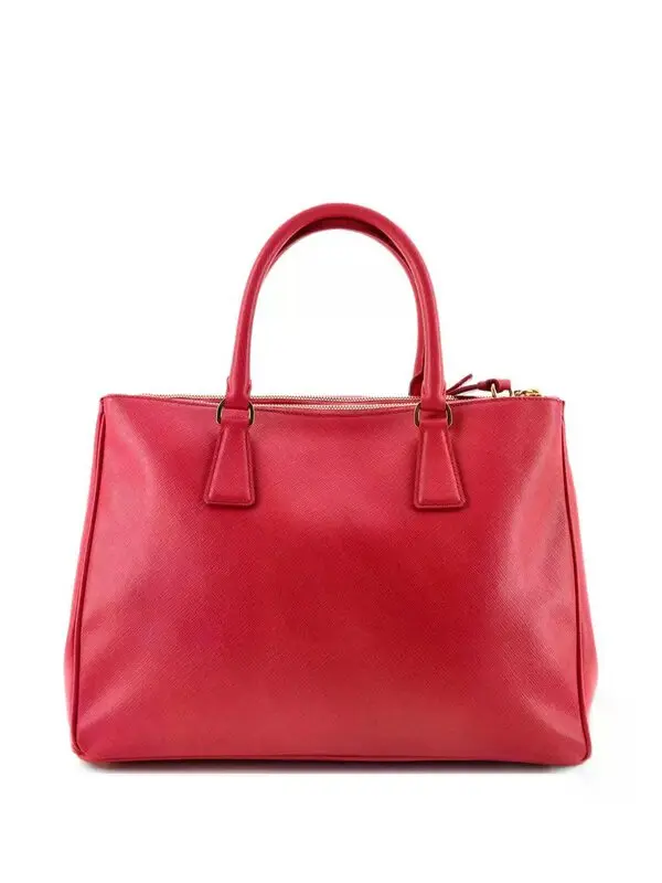 Prada Lux Saffiano Leather Medium Tote Bag - Pink