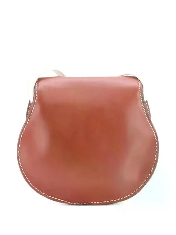 Chloé Marcie Leather Mini Crossbody Bag - Brown