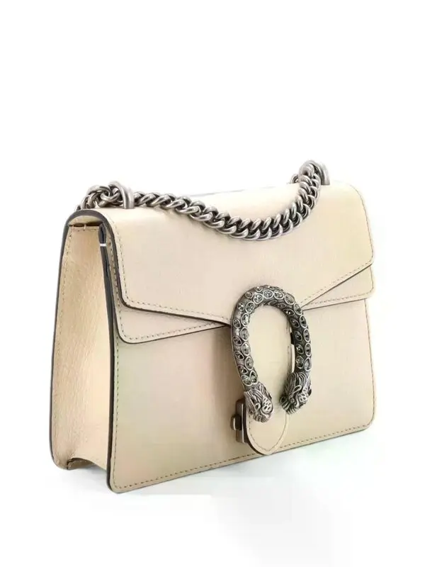 Gucci Dionysus Bag Leather Mini Crossbody Bag - Neutrals