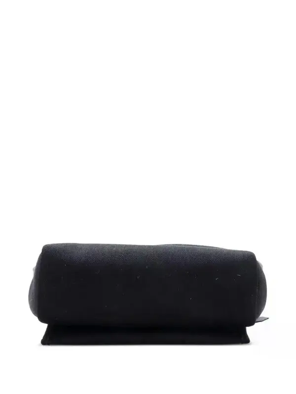 Hermès Herbag Zip Toile And Leather 20 Shoulder Bag - Black