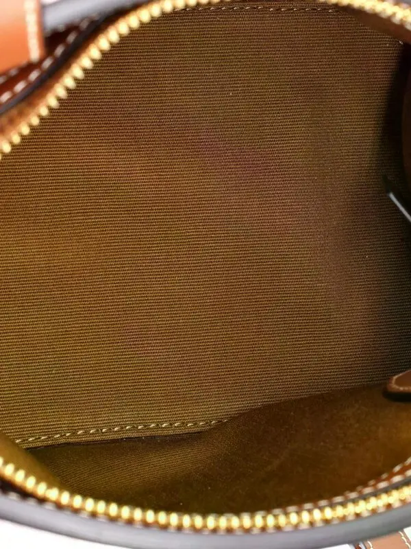 Celine Triomphe Coated Canvas Small Crossbody Bag - Brown
