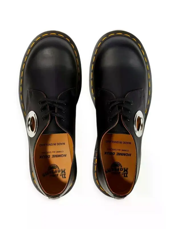 Dr. Martens 1461 Eyelet-embellished Derby Shoes - Black