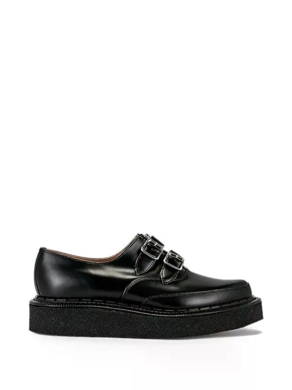 Comme Des Garçons X George Cox Double-strap Shoes - Black