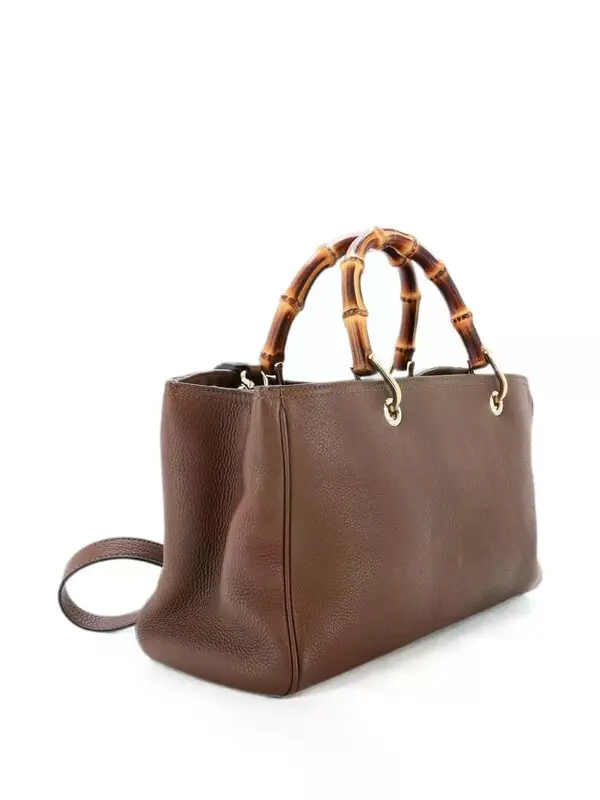 Gucci Bamboo Shopper Leather Medium Tote Bag