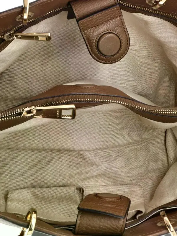 Gucci Bamboo Shopper Leather Medium Tote Bag