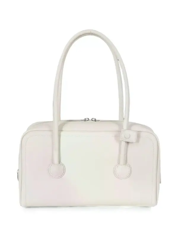 MARGESHERWOOD Small Boston Logo-debossed Tote Bag - White