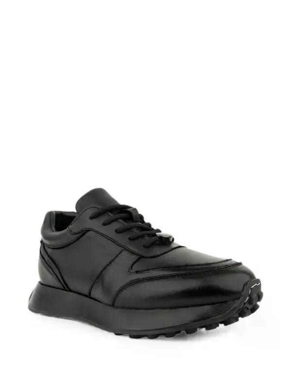 LINDA BAUMANN Leather Lace-up Sneakers