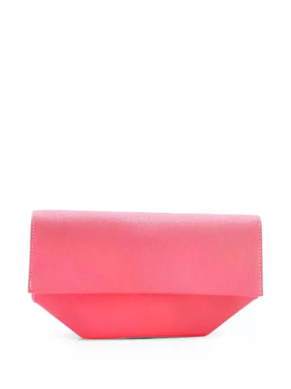 Hermès Opli Leather Clutch Bag