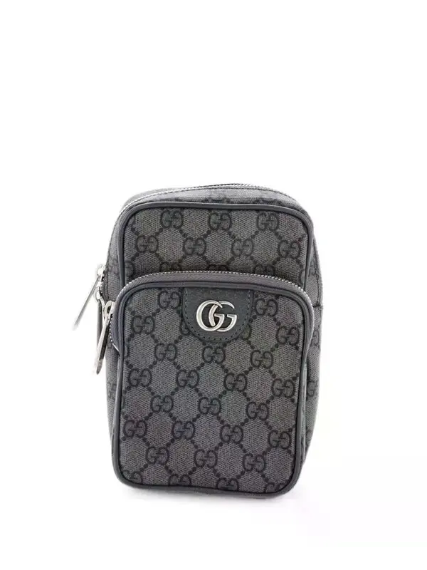 Gucci Ophidia Sling Bag Gg Coated Canvas Mini Crossbody Bag - Grey