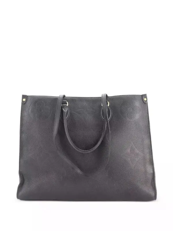 LOUIS VUITTON Onthego Monogram Empreinte Giant Gm Tote Bag - Black