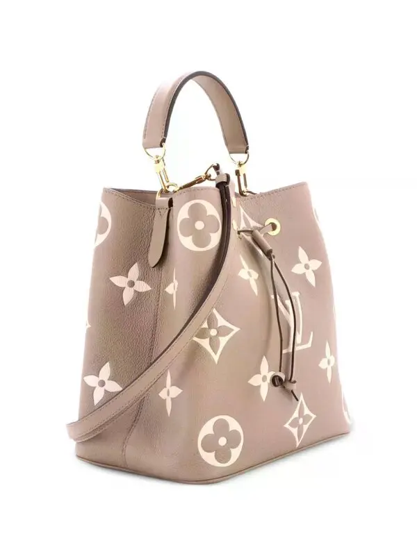 LOUIS VUITTON Neonoe Handbag Bicolor Monogram Empreinte Giant Mm Bucket Bag