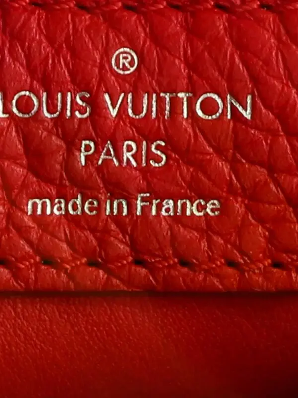 LOUIS VUITTON Capucines Bag Leather Pm Satchel