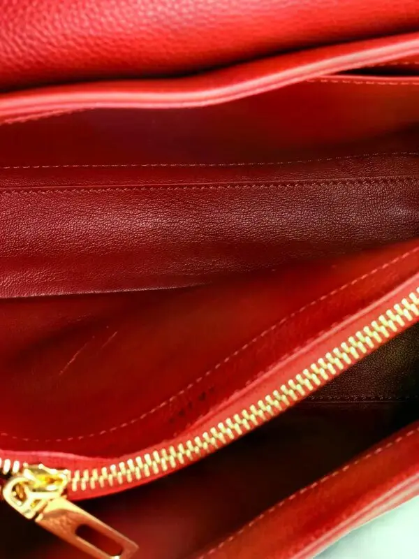 Celine 16 Top Handle Bag Grained Calfskin Small Satchel