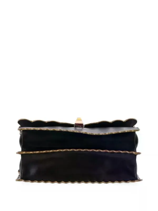 Fendi Kan I Bag Leather Medium Shoulder Bag