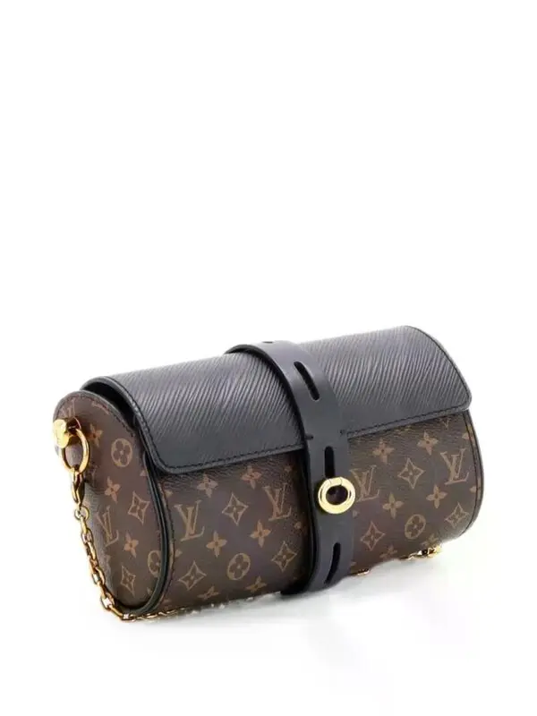 LOUIS VUITTON Monogram Canvas And Epi Leather Clutch Bag