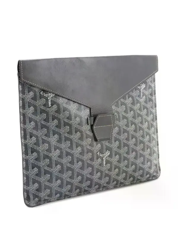 Goyard Camondo Horizontal Ii Coated Canvas Mm Clutch Bag