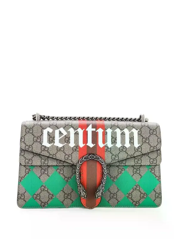 Gucci Dionysus Bag Printed Gg Coated Canvas Small Shoulder Bag - Multicolour