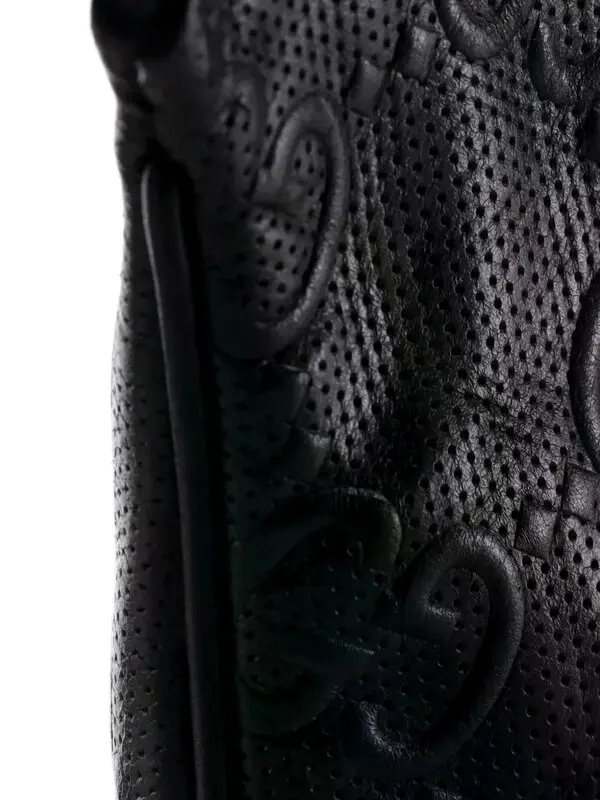 Gucci Gg Embossed Perforated Leather Small Belt Bag