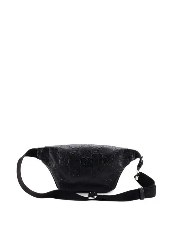 Gucci Gg Embossed Perforated Leather Belt Bag