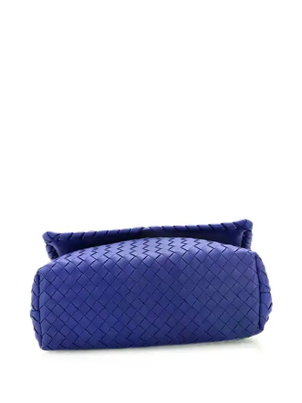 Bottega Veneta Olimpia Intrecciato Nappa Small Crossbody Bag - Blue