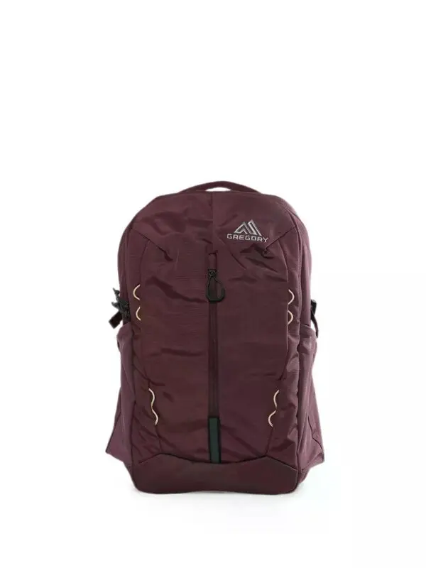 GREGORY Logo-print Zip-up Backpack - Red