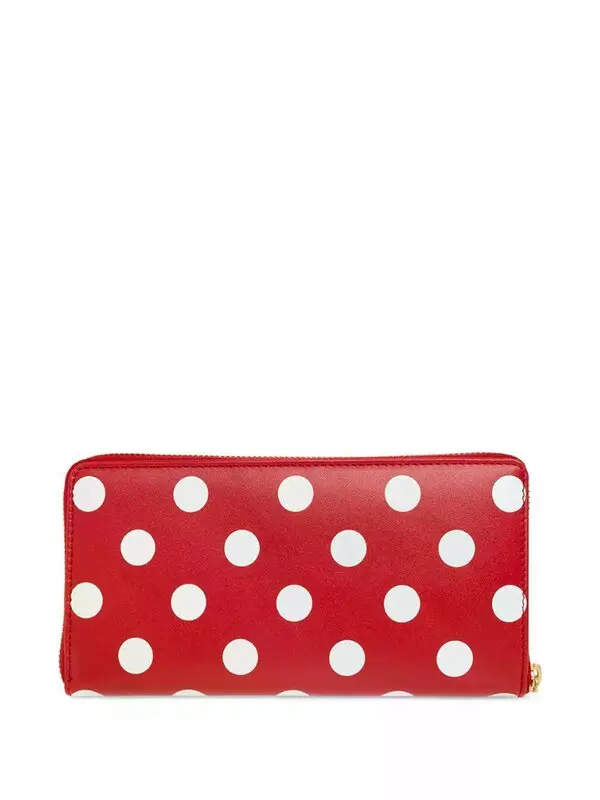 Comme Des Garçons Polka-dot Leather Wallet