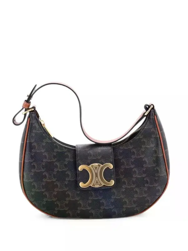 Celine Ava Triomphe Bag Triomphe Coated Canvas Shoulder Bag