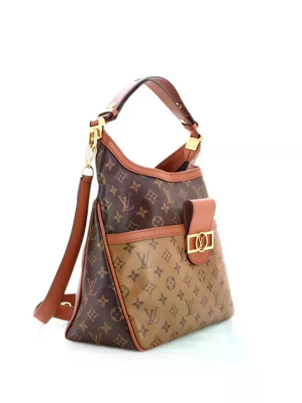 LOUIS VUITTON Dauphine Reverse Monogram Canvas Mm Hobo Bag