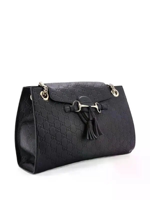 Gucci Emily Chain Flap Guccissima Leather Large Shoulder Bag