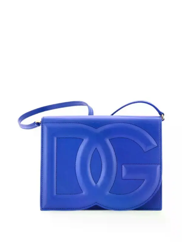 Dolce & Gabbana Dg Logo Flap Shoulder Bag Leather Small Crossbody Bag