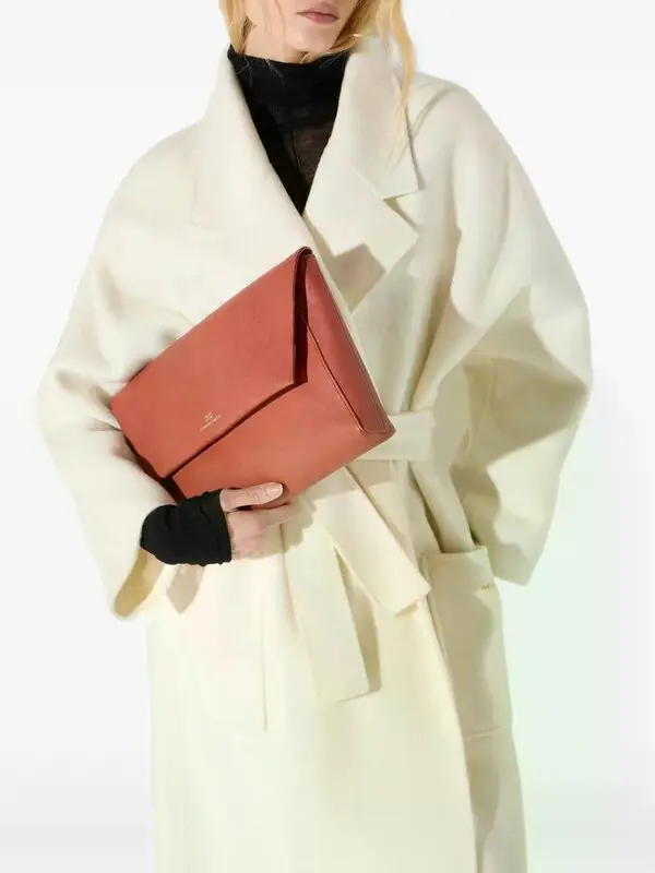 Elisabetta Franchi Leather Clutch Bag