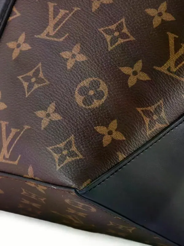 LOUIS VUITTON Weekend Macassar Monogram Canvas Pm Tote Bag