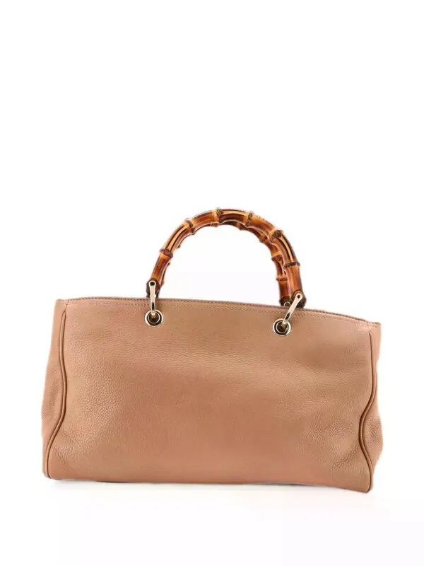 Gucci Bamboo Shopper Leather Medium Tote Bag