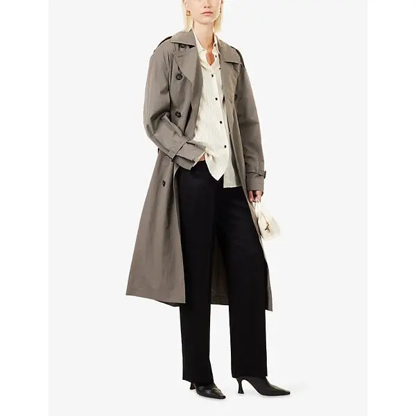 Theory Straight-leg Tailored Crepe Trousers