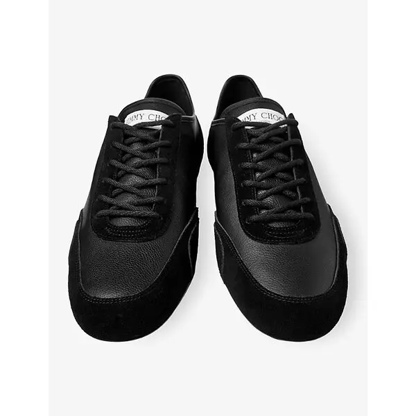 JIMMY CHOO Sunny M Suede And Leather Trainers