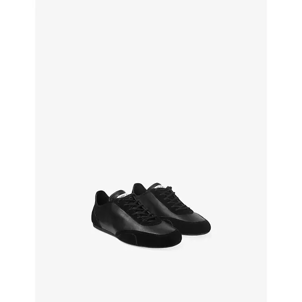 JIMMY CHOO Sunny M Suede And Leather Trainers
