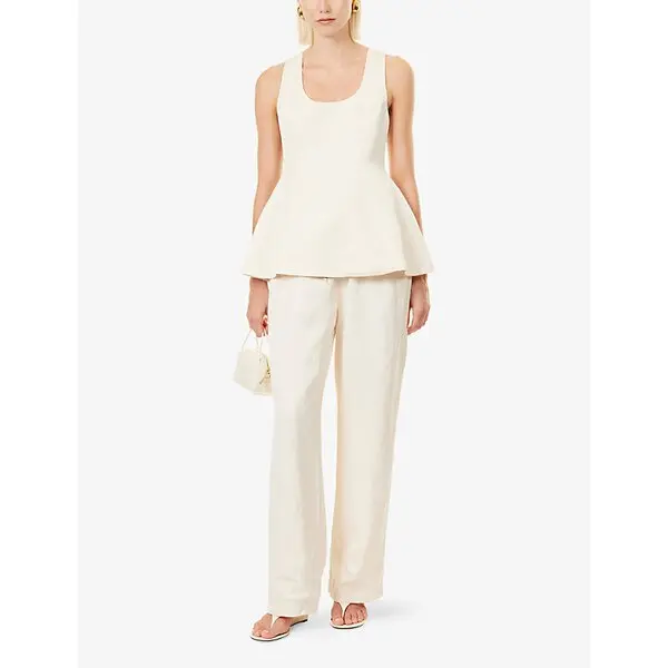 Oddmuse Volume Sleeveless Woven Top