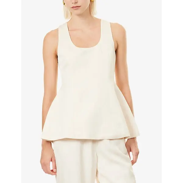 Oddmuse Volume Sleeveless Woven Top