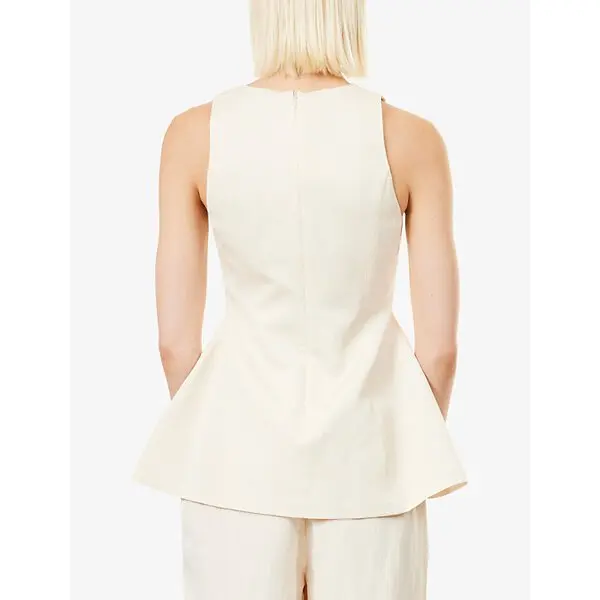 Oddmuse Volume Sleeveless Woven Top