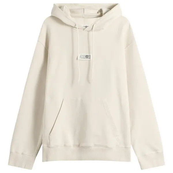 MAISON MARGIELA Logo Hoodie - Ecru