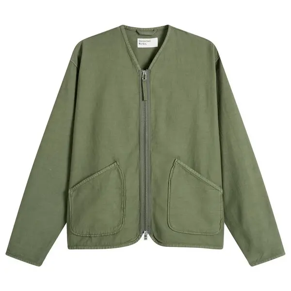 Universal Works Slub Sateen Zip Liner Jacket