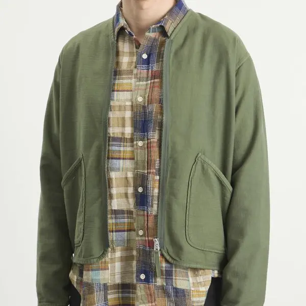 Universal Works Slub Sateen Zip Liner Jacket