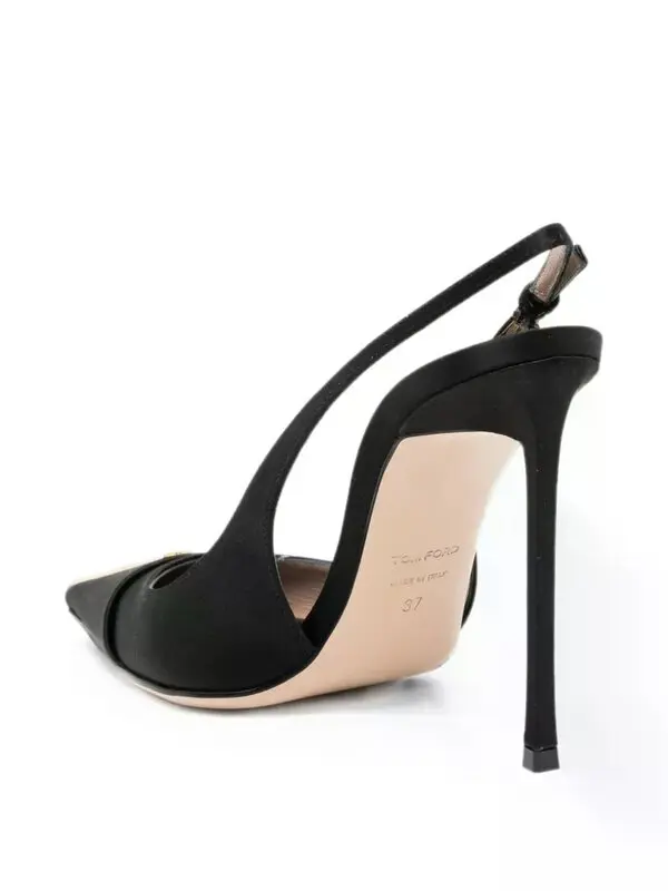 TOM FORD Crystal-embellished Slingback Pumps