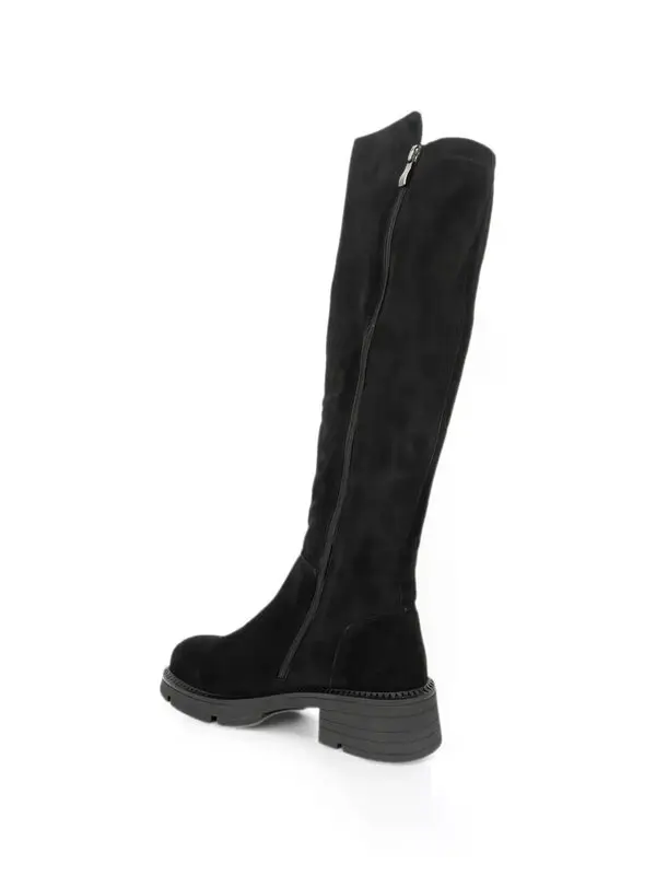 LINDA BAUMANN Knee-high Lug Sole Boots