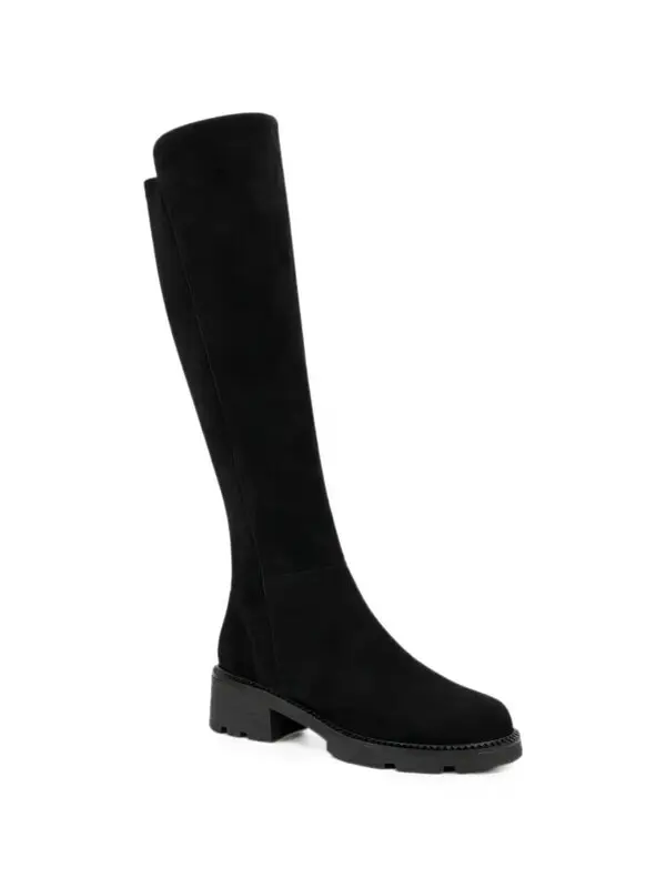 LINDA BAUMANN Knee-high Lug Sole Boots