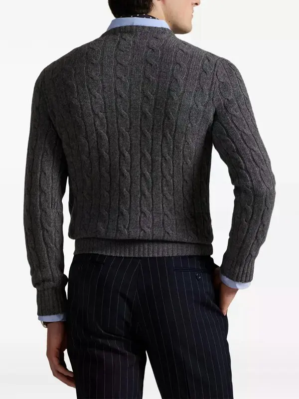 Polo Ralph Lauren Cashmere Cable Knit Crewneck Sweater