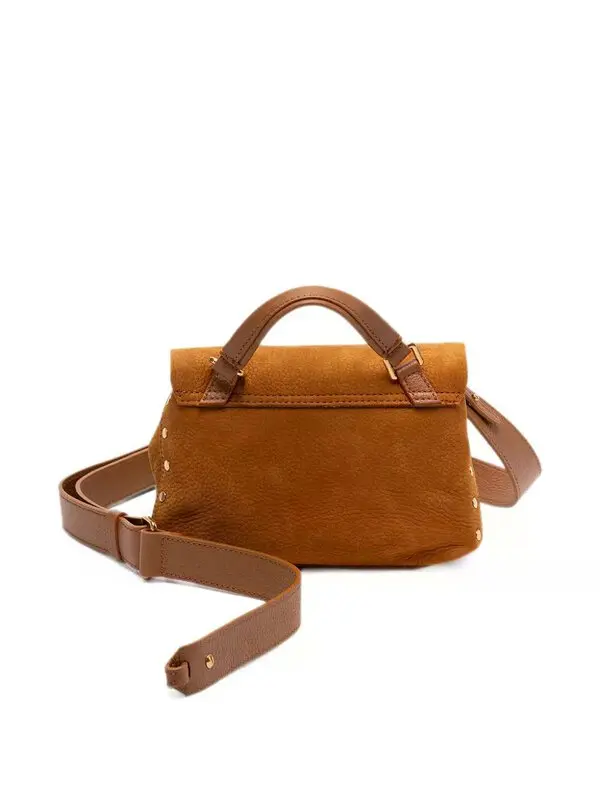 ZANELLATO Baby Postina Jones Stud-embellished Handbag - Brown